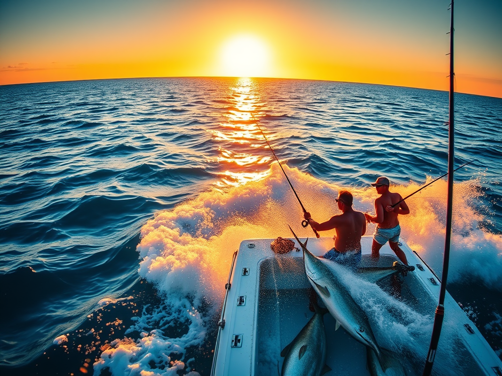 Flamingo deep sea fishing tour - Pininos Adventures