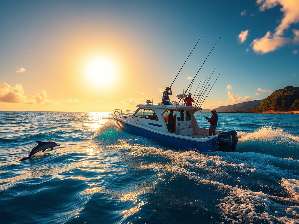 Half day fishing Tour lupo 25 ft
